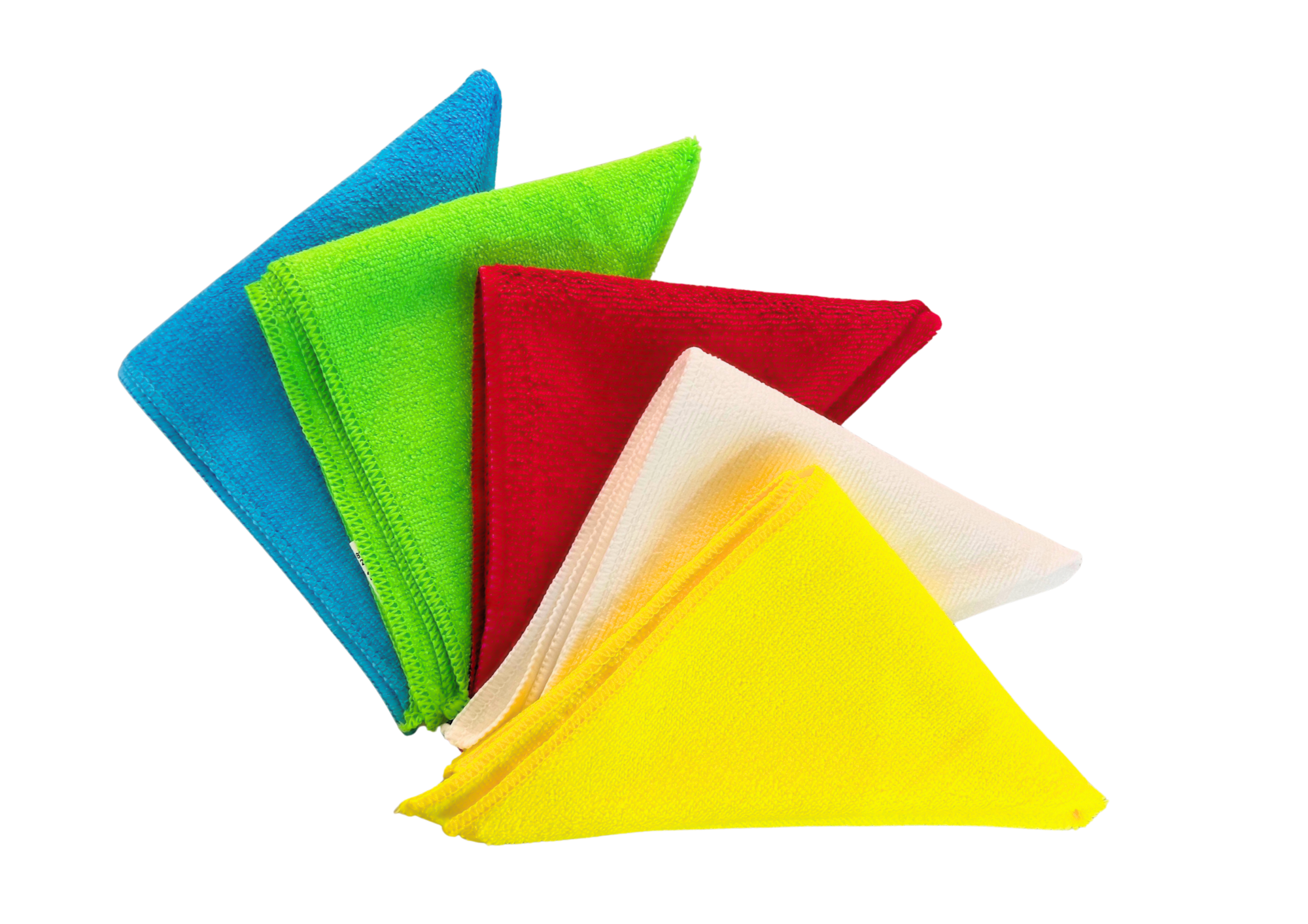 280gsm WOVEN MICROFIBRE CLOTH - 38cm x 38cm BLUE, GREEN, RED, WHITE AND ...