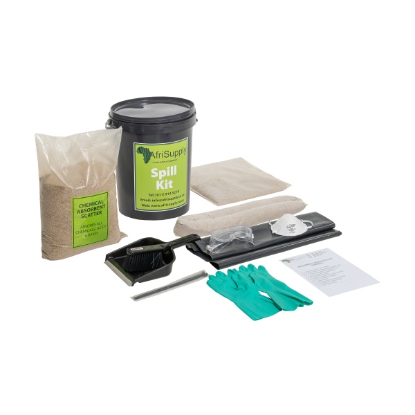 25L CHEMICAL LAB BUCKET SPILL KIT - EM Supply Direct