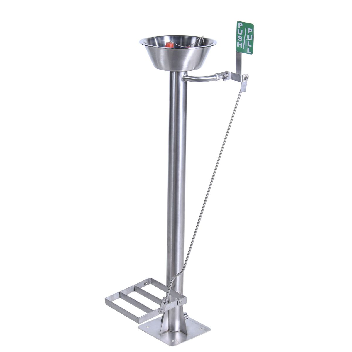 FOOT & HAND OPERATED EMERGENCY EYEWASH STATION - EM Supply Direct