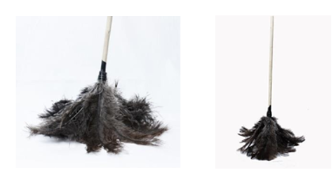 SHORT HANDLE FEATHER DUSTER AND LONG HANDLE 1.8M FEATHER DUSTER - EM ...