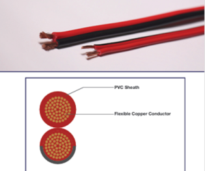 FLEXIBLE cables SPECIAL RIPCORD SPECIAL TWO CORE FLAT FLEXIBLE CABLE ...