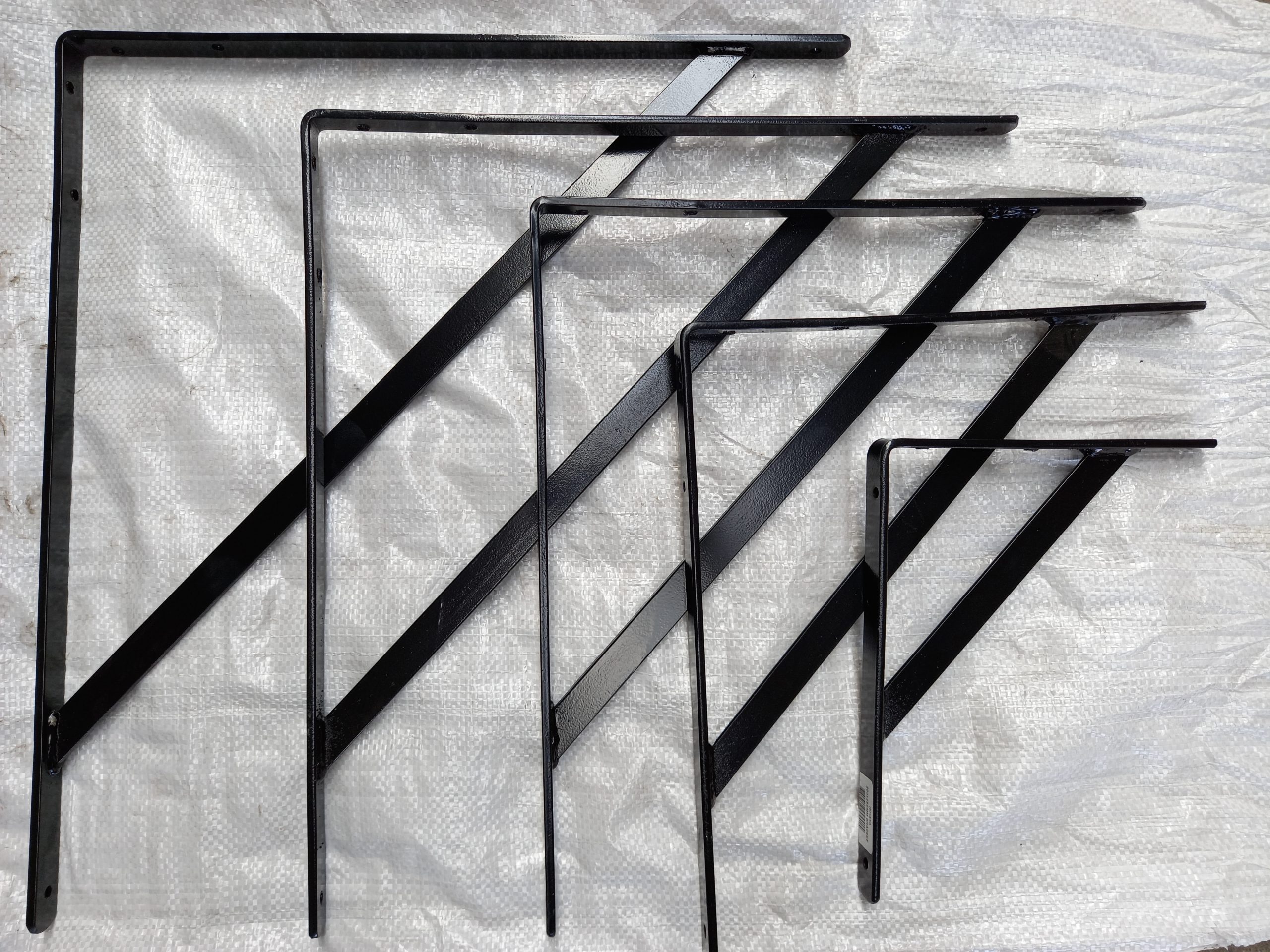 Shelf Bracket White 300mm x 300mm, Black 300mm x 300mm, Small 300mm x ...