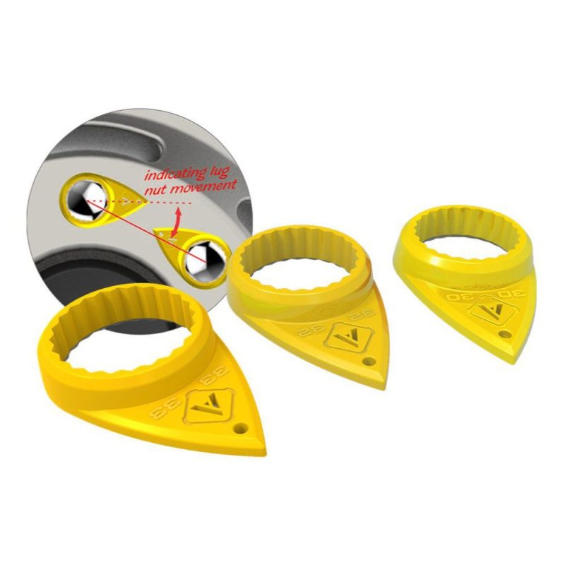 WHEEL NUT INDICATORS 30mm (Yellow), 32mm (Yellow) and 33mm (Yellow ...