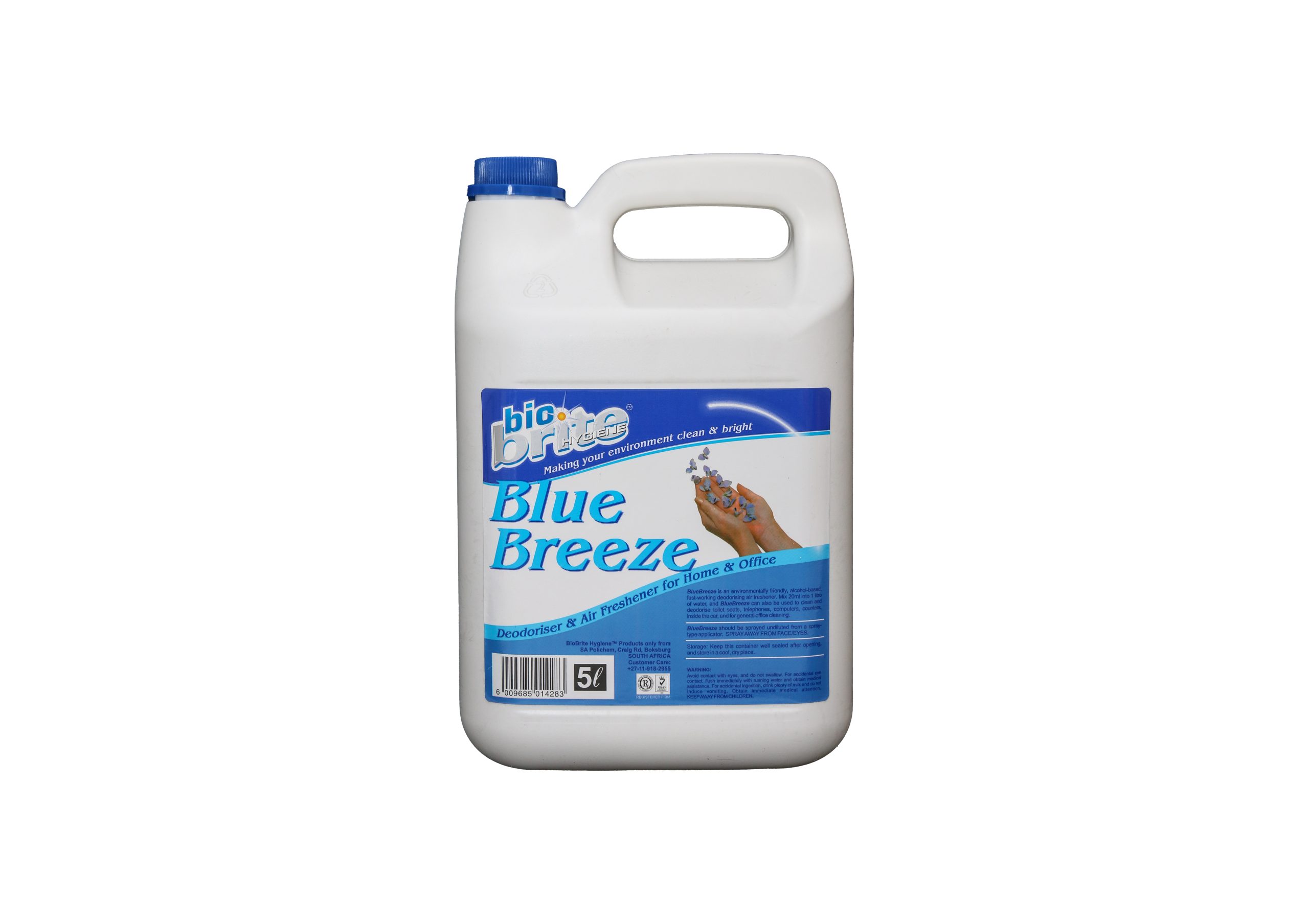 Bio Brite Blue Breeze - 24x250ML, 1LT x 12, 5LT, 5LT x 4 and 25LT - EM ...