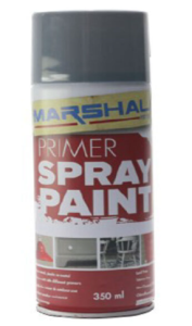 Spray Paint Plastic Primer 350ml Marshal - EM Supply Direct