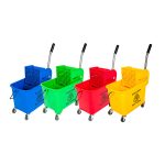 ECONO 20L BUCKET & WRINGER (Blue, Green, Red and Yellow (300g mop max ...